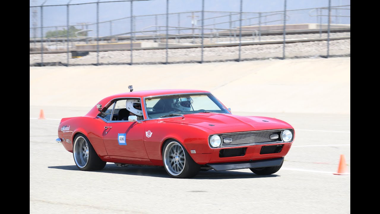 TCI Engineering's 1968 Camaro - NMCA Autocross - YouTube