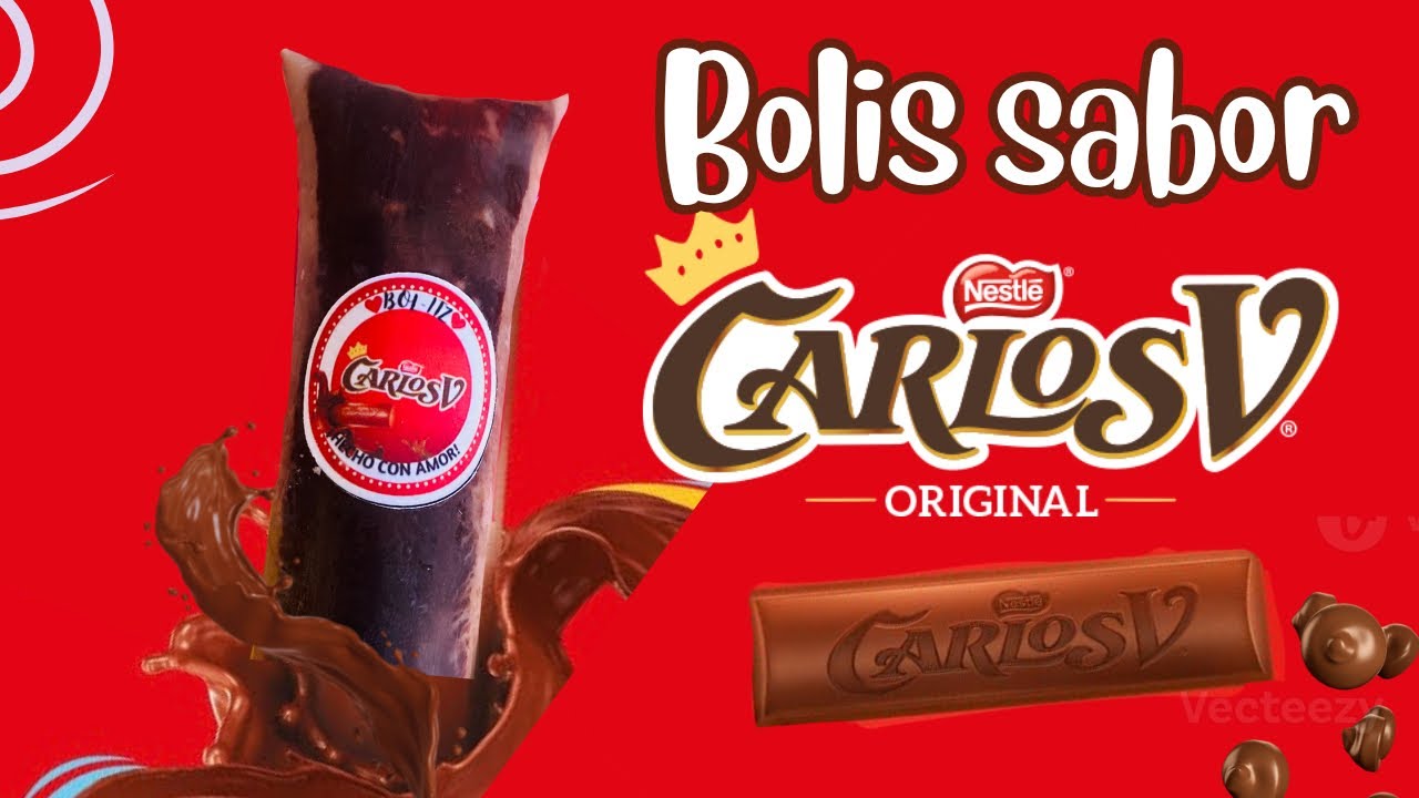BOLIS SABOR CHOCOLATE CARLOS V (receta para tu NEGOCIO) SABROSOS MUY ...