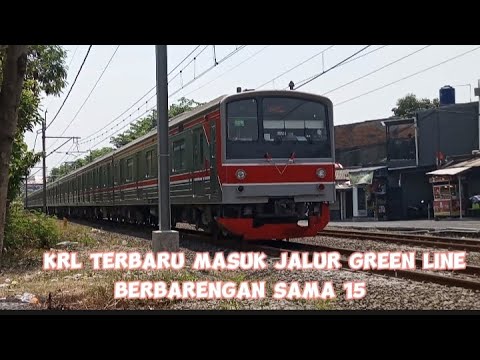 HUTING KRL YG BARU DATENG DI GREEN LINE - YouTube