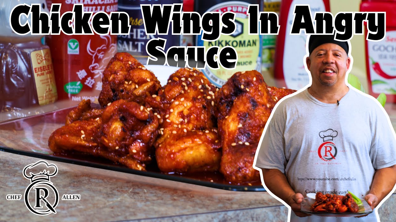 Heat Up Your Kitchen: Chicken Wings in Angry Sauce with Chef R. Allen ...