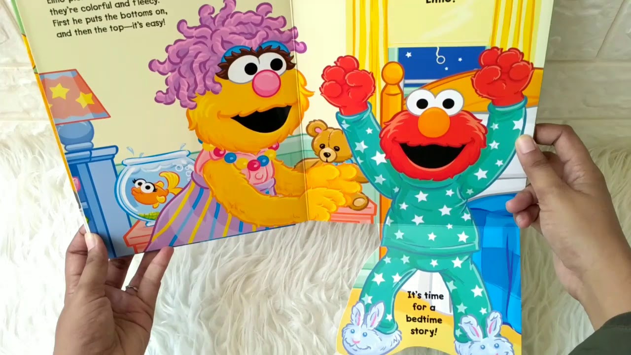 Sesame Street: Night, Night, Elmo! Lift the Flap PopUp Board Book - YouTube