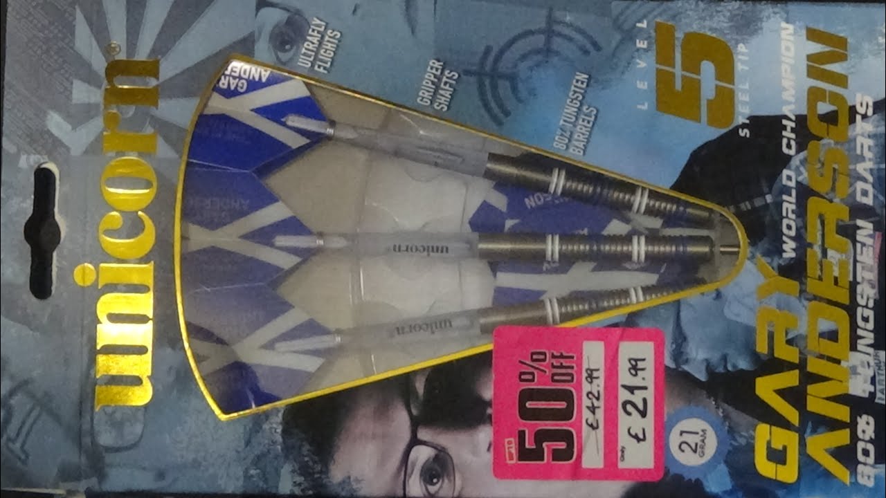 Gary Anderson level 5 Darts review. - YouTube
