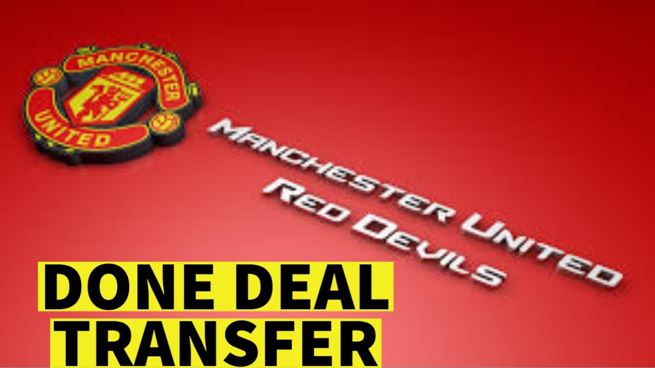 FINALLY SIGNING DONE : Manchester United reached full agreement with £ ...