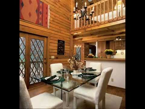 Beautiful Oak Log Homes from Gastineau - YouTube