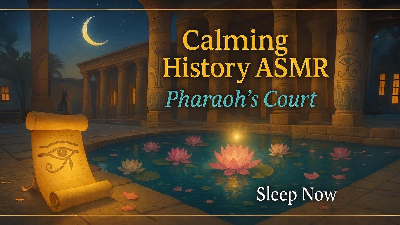 Calming History for Sleep: Pharaoh’s Court ASMR - YouTube