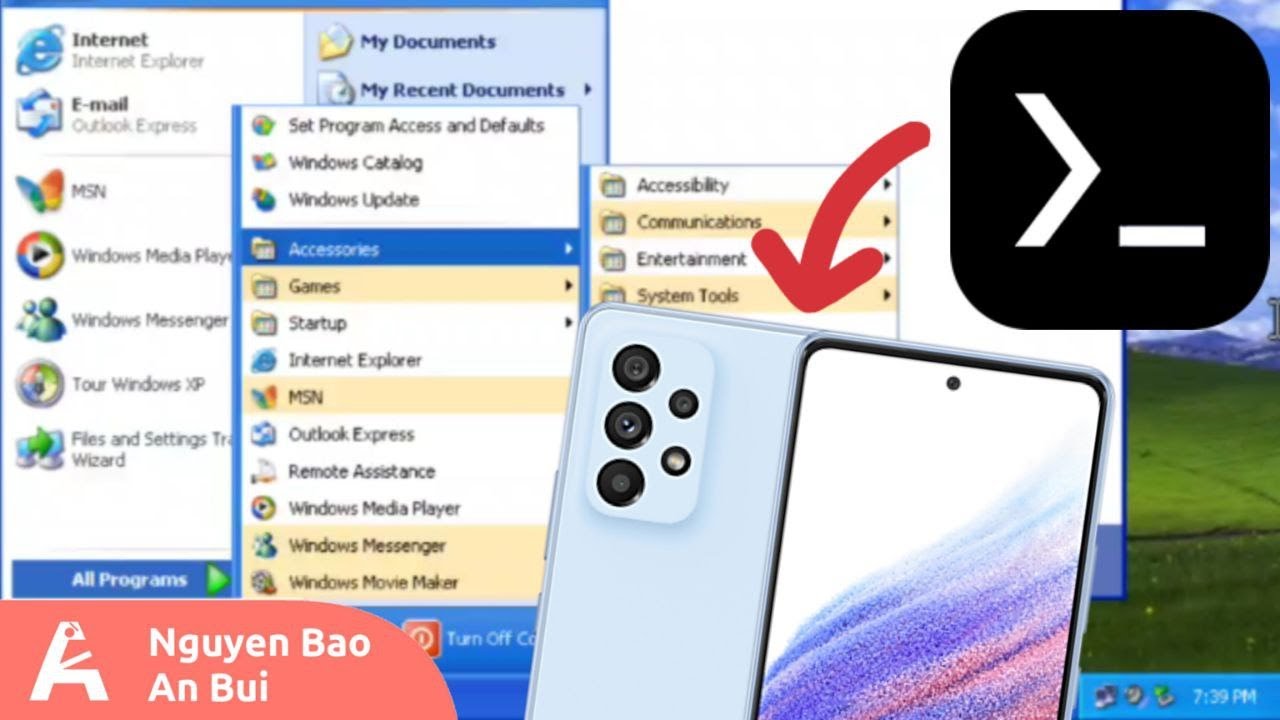 Emulate Windows XP SP3 VL on Android phone with Termux | An Bui - YouTube