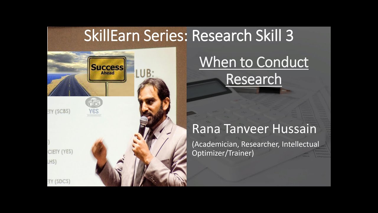 3/When to conduct the research/SkillEarn Series/Research Skill 3 - YouTube