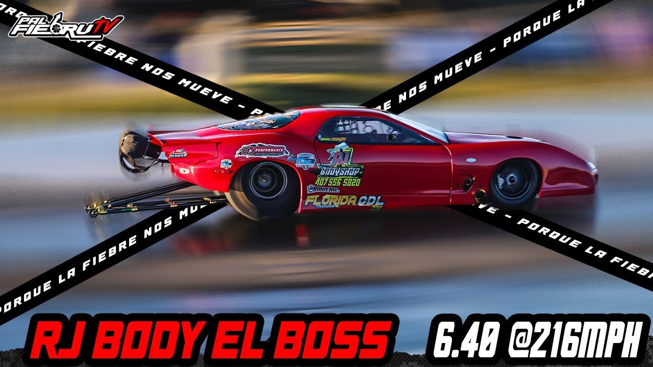 Rj Body El Boss New Record Personal 6.40 @216mph World Cup Finals 2023 ...