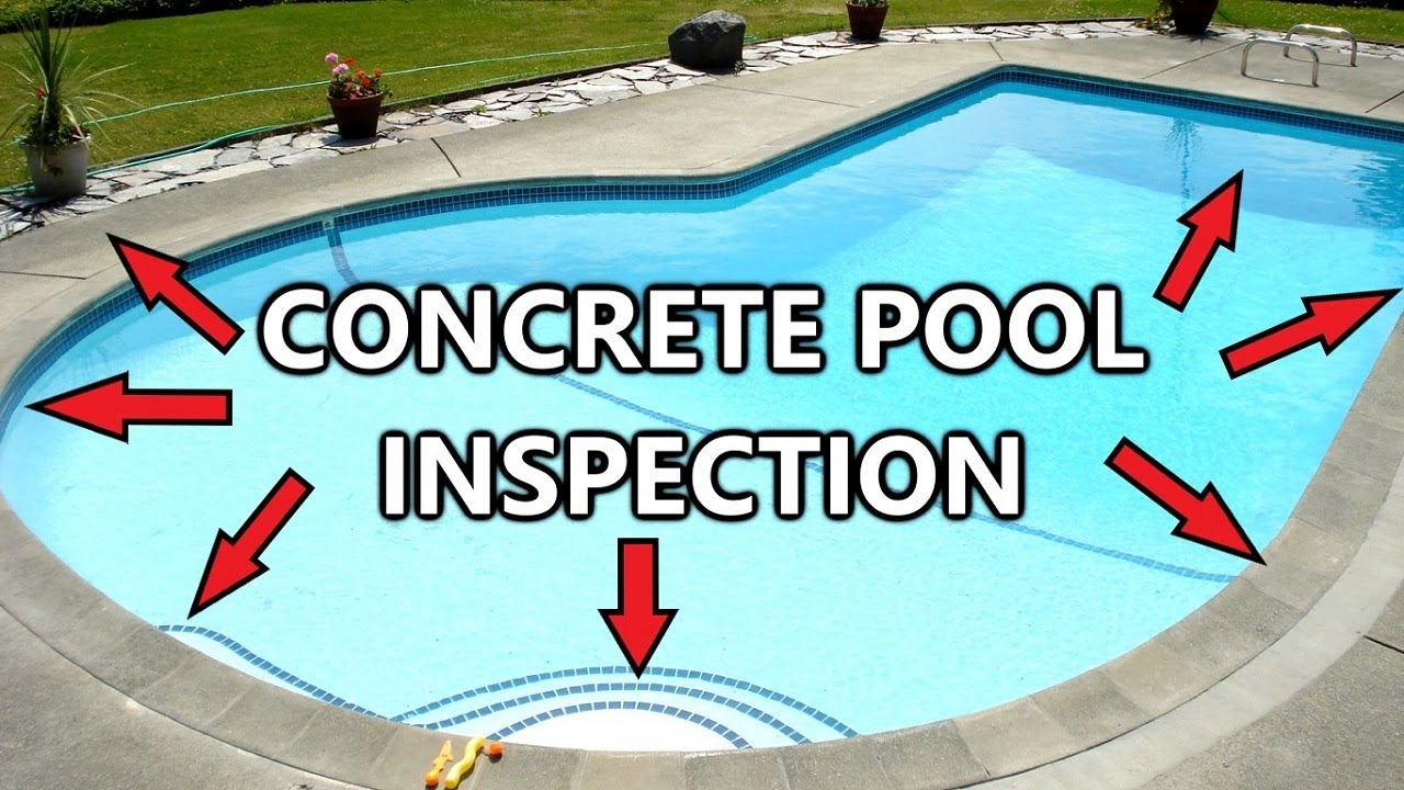 How To Inspect a Concrete Swimming Pool - YouTube