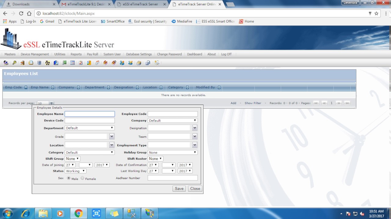 eTimeTrackLite ESS for Employee Log In - YouTube