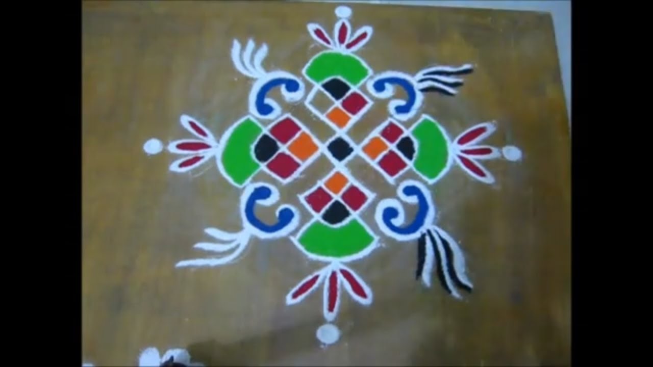 Small daily Sanskar Bharti rangoli | Square Sanskar Bharti Rangoli ...