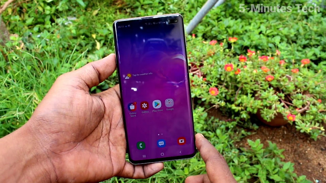 How to switch off or power off Samsung Galaxy S10 Plus - YouTube