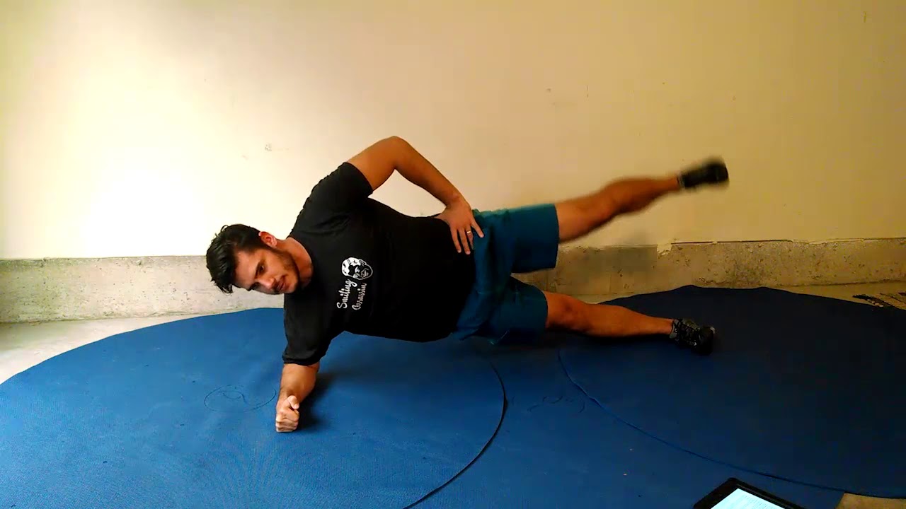 Side Plank Leg Raises - YouTube