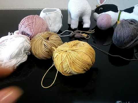 Amigurumi Buzu, Buza Yapımı Tarifi 6 (Zil, Zinciri,Kuyruk,Küçük ve Sırt Beneği Yapımı)