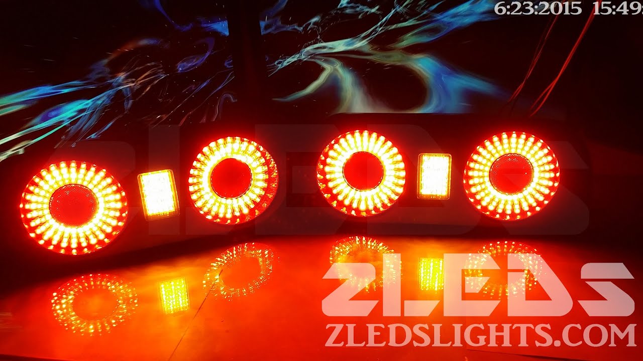 Nissan R32 GTR Rear LED Conversion I - YouTube