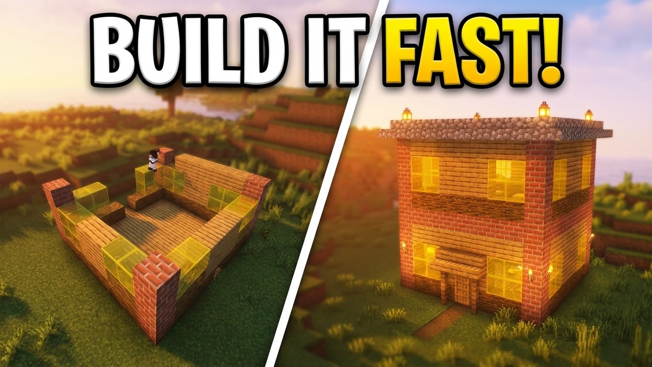 Minecraft Cozy House Build from Start to Finish | Time-Lapse - YouTube