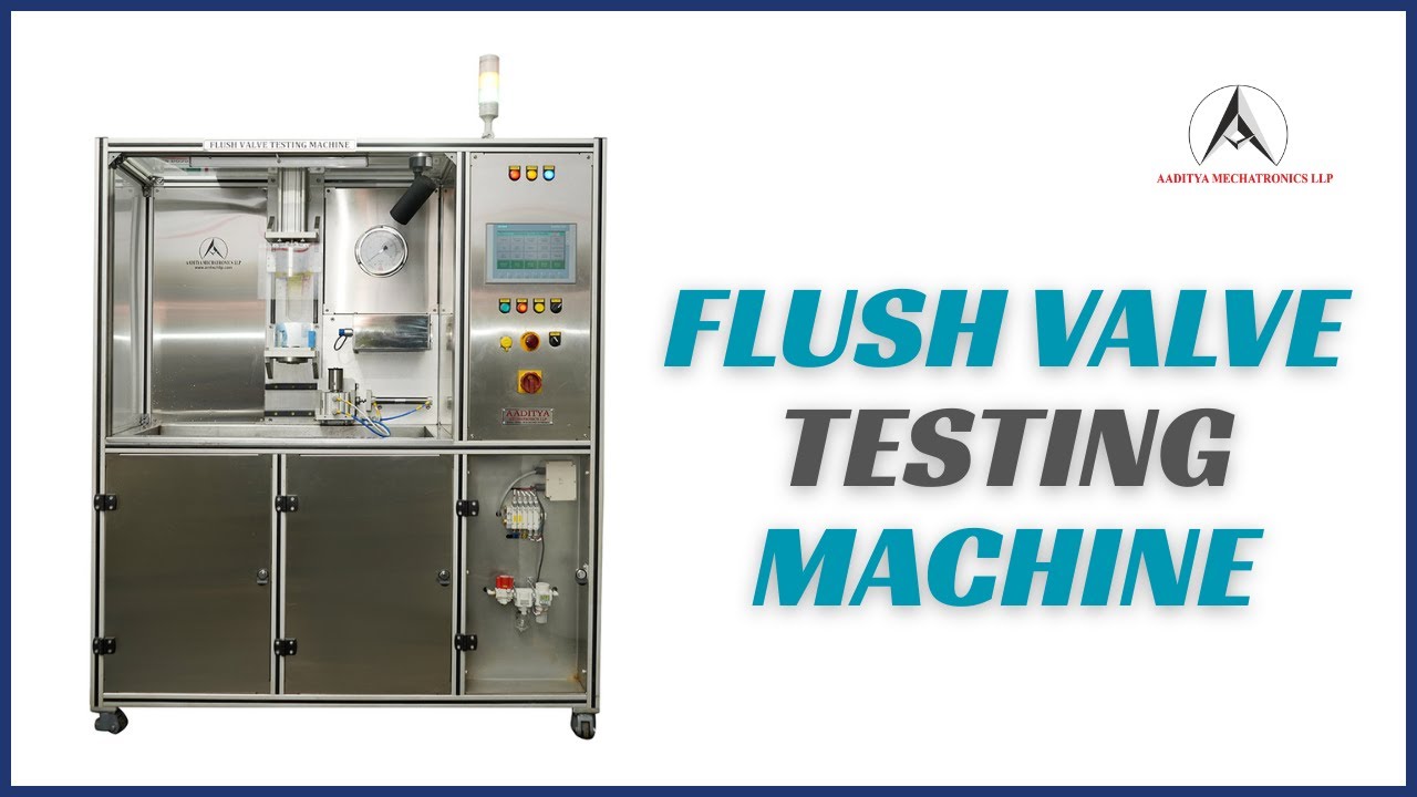 FLUSH VALVE TESTING MACHINE - YouTube