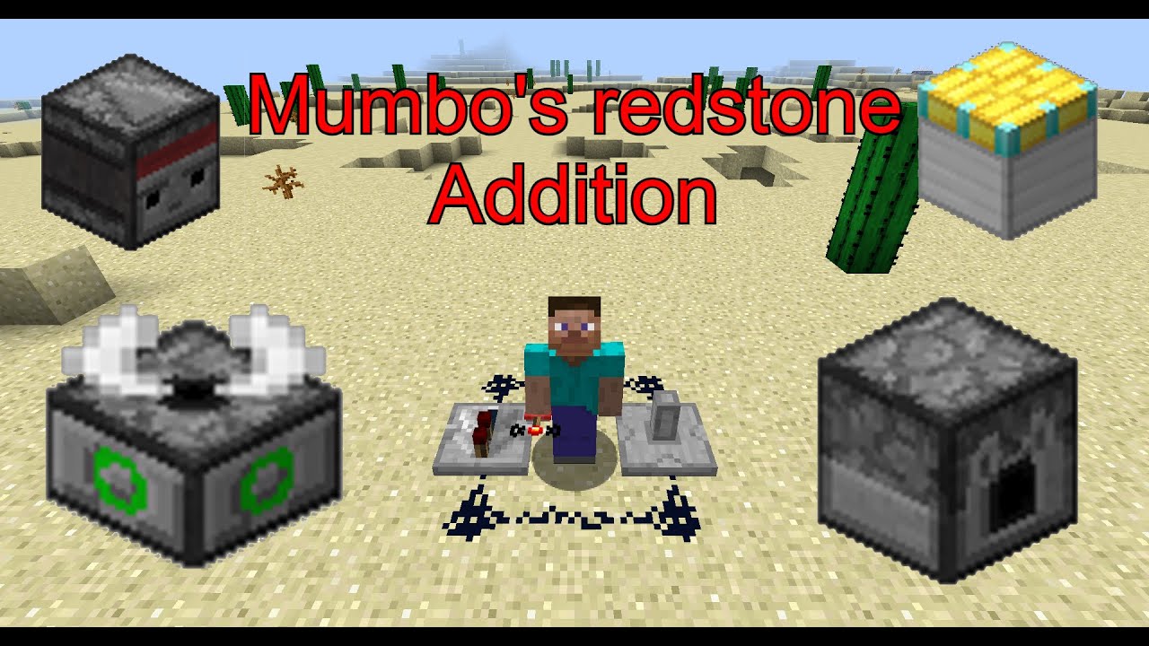 Ce Mod Est TRES PRATIQUE En REDSTONE !!! // Minecraft test/tuto de mod ...