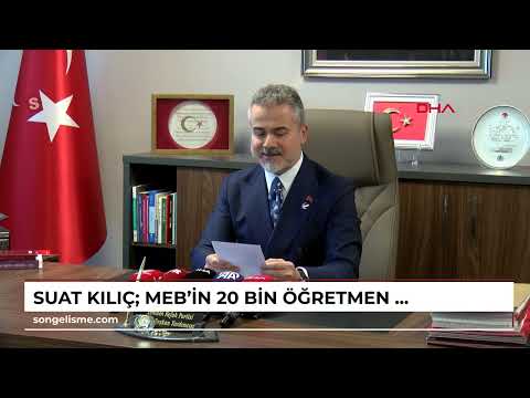 Suat Kılıç: MEB’in 20 bin öğretmen atamasını yetersiz buluyoruz