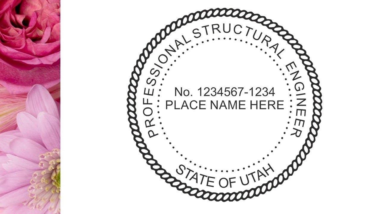 Utah Structural Engineer Stamps and Seals | Engineer Seal Stamps (ESS ...