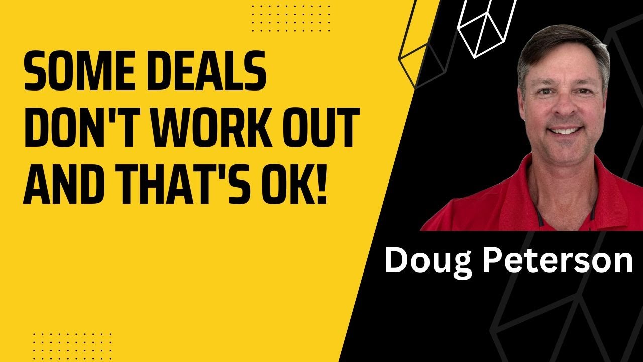 Not Every Deal Makes Sense and That's OK - YouTube