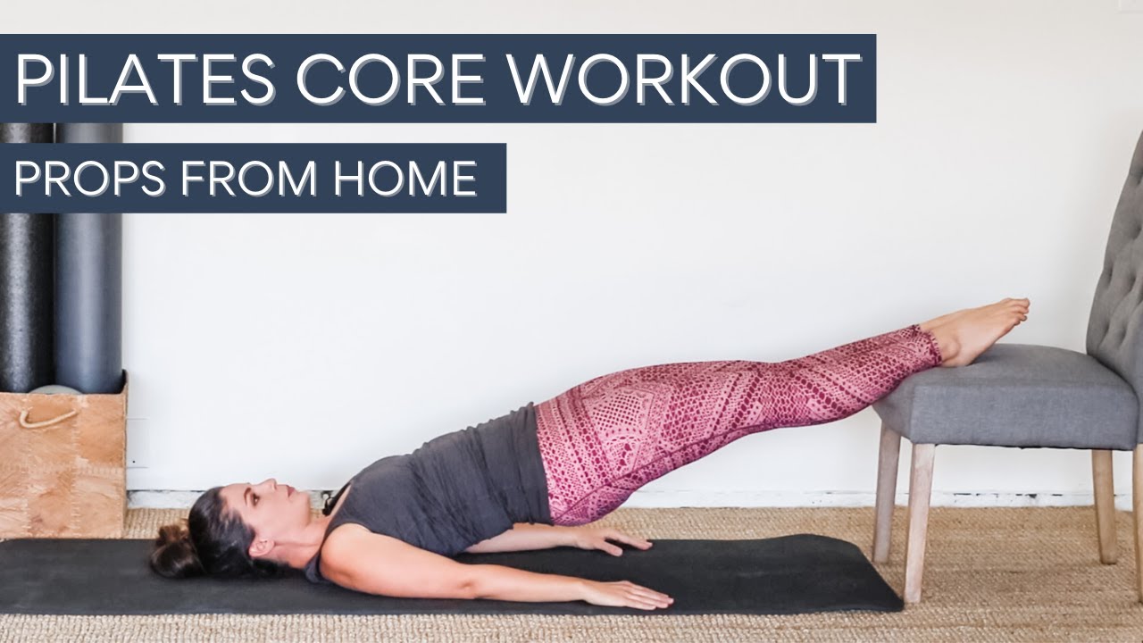 Pilates Core Strengthening | Chair Workout - YouTube