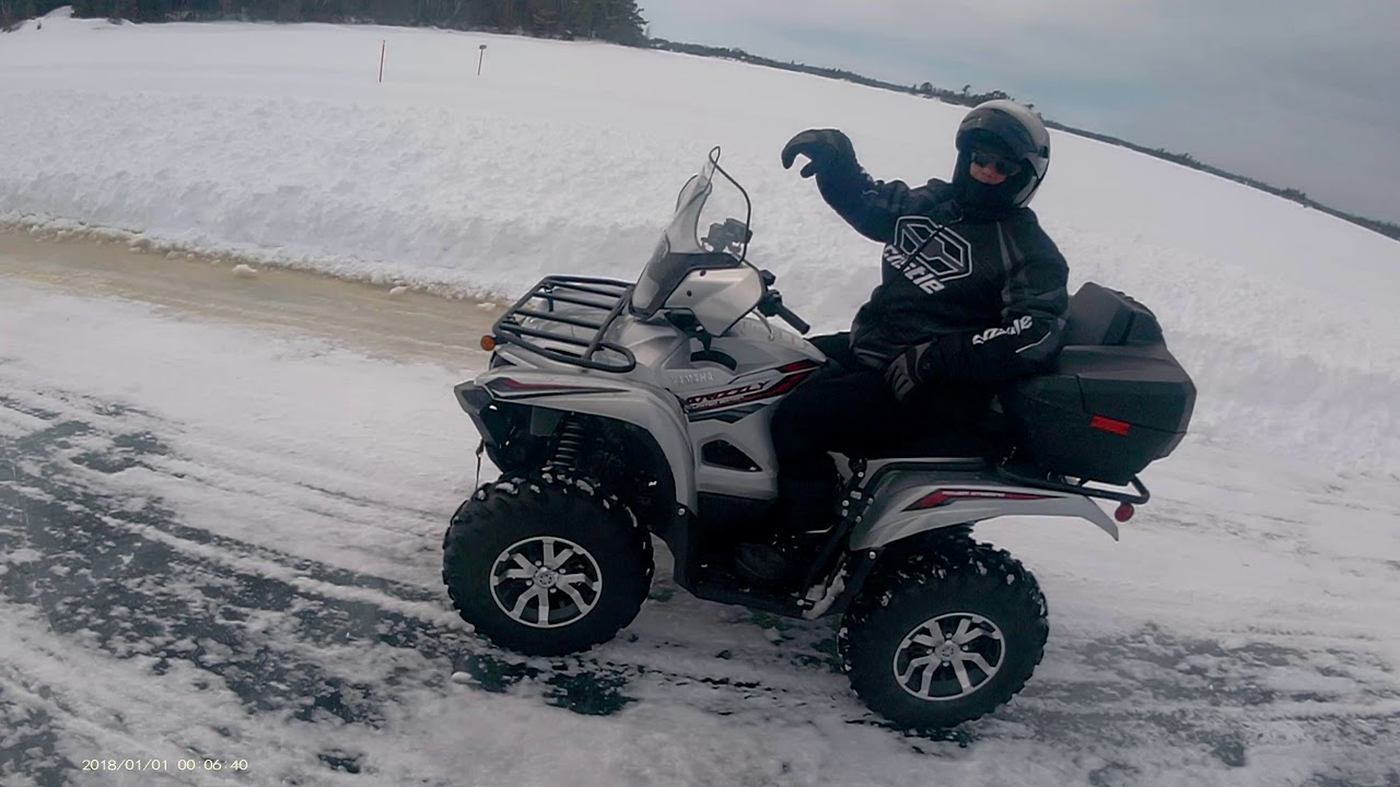 ICE ROAD OUT OF KENORA ONTARIO ON ATVS PT.1 - YouTube