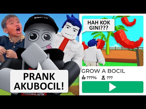BIKIN GAME LAGI BUAT PRANK BOCIL NYEBELIN INI!! GAME GROW A GARDEN PALSU