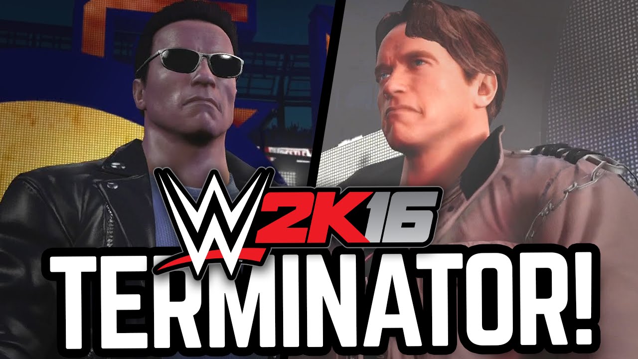 WWE 2K16 - Terminator vs Terminator! (New Gameplay & Entrances!) - YouTube
