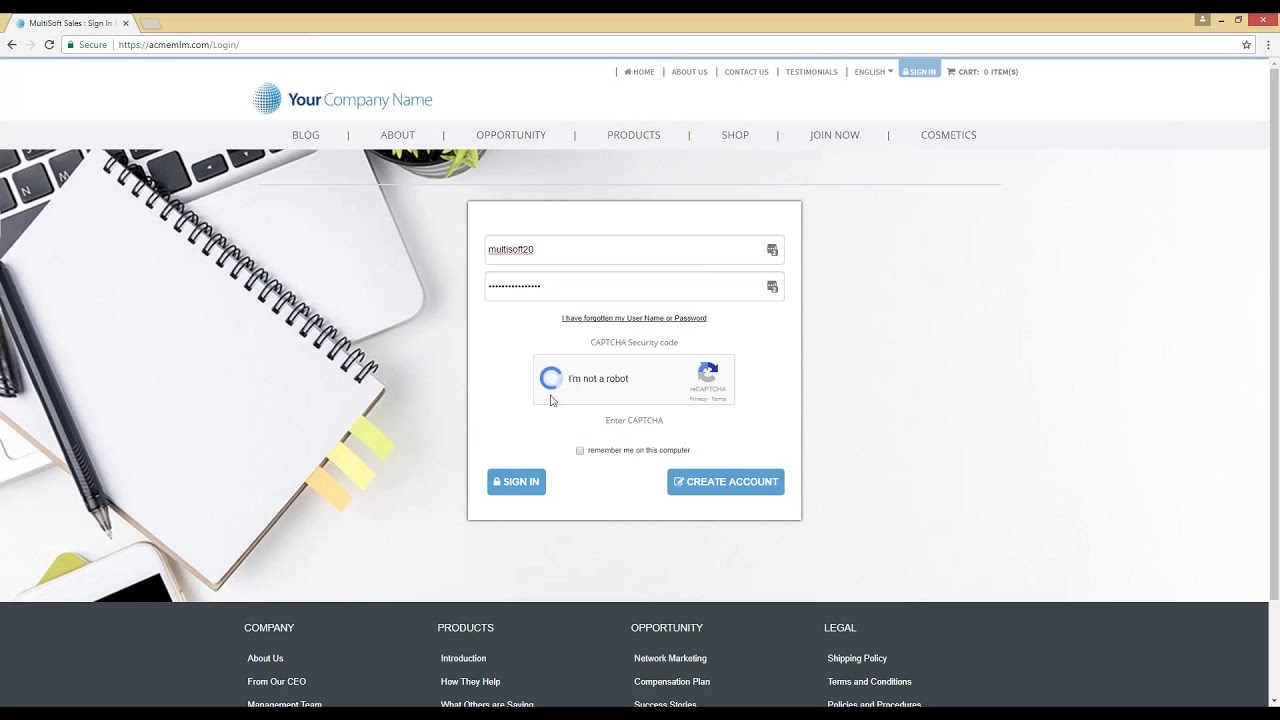 Use New Customer Registration - YouTube