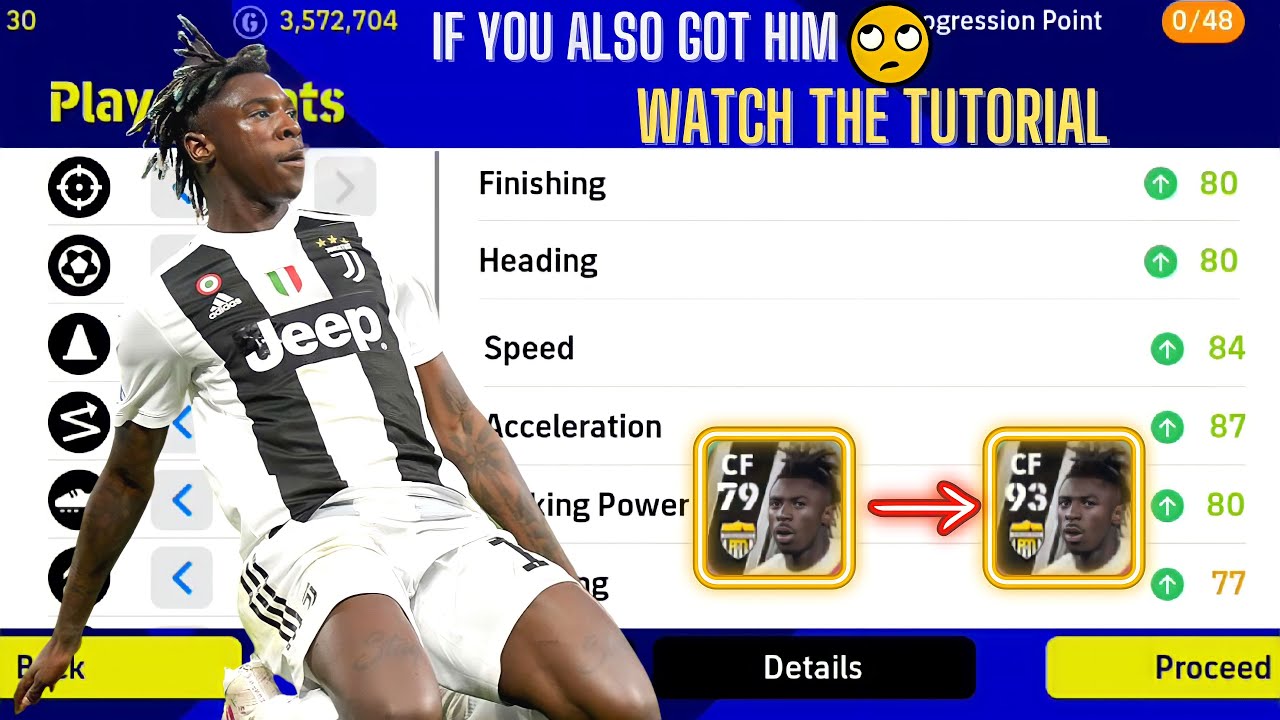Moise Kean Max Training Tutorial || eFootball 2023 Mobile - YouTube