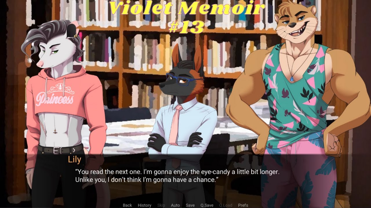 Three Hot Guys in a Library- Violet Memoir #13 - YouTube