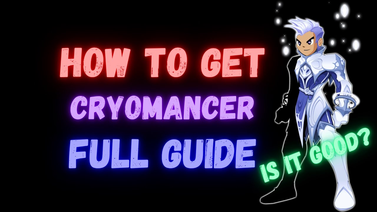 AQW Cryomancer Class Guide (Dark Cryomancer & Sakura Cryomancer) - YouTube