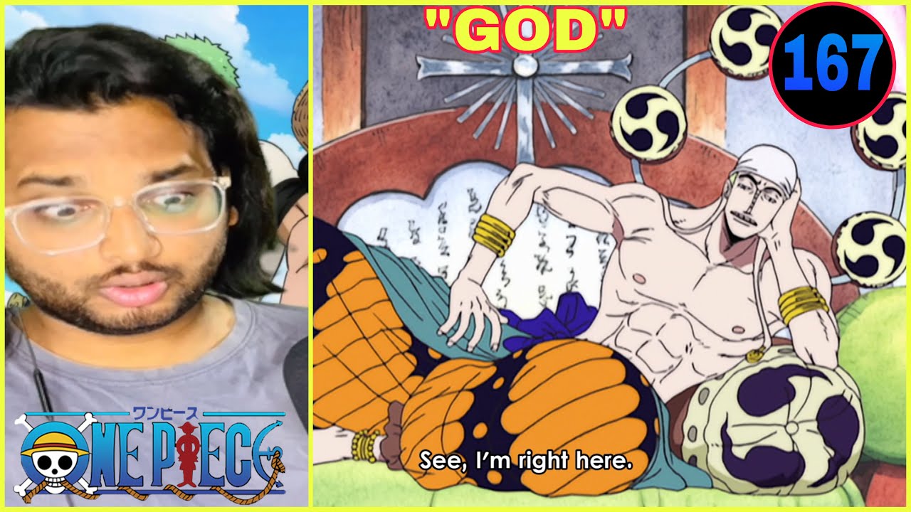 Enter God Eneru 😇! One Piece Episode 167 Reaction - YouTube