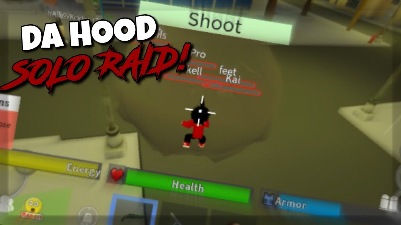 Da hood mobile | Solo raid pt.3! | 50+ kills | 2 lives - YouTube