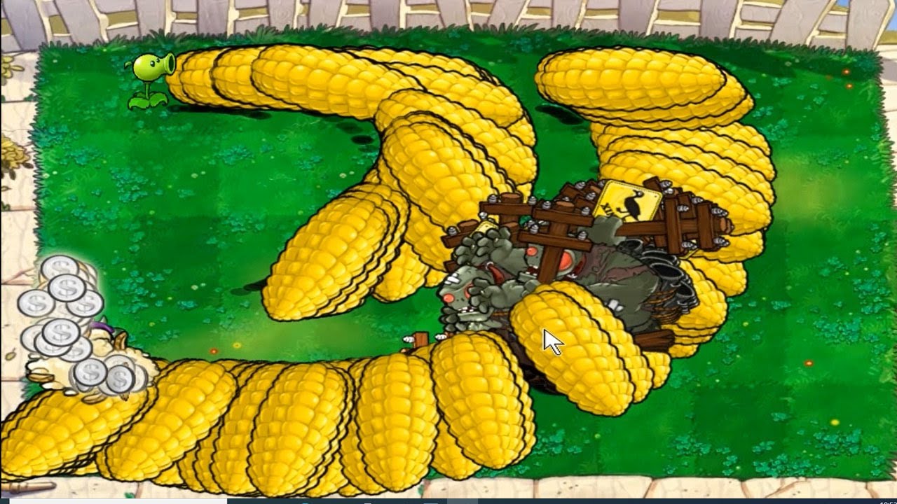 植物大战僵尸 1x Man Peashooter 99 Gargantuar PvZ Funny Moments - YouTube