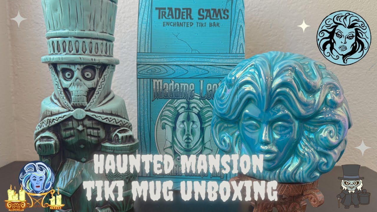 NEW Trader Sam's Haunted Mansion Tiki Mug Unboxing 🔮 | Hatbox Ghost and ...