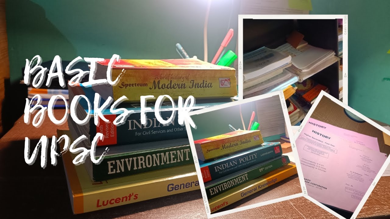UPSC BOOKLIST|| SOURCES I FOLLOW || BASIC BOOKS FOR UPSC - YouTube