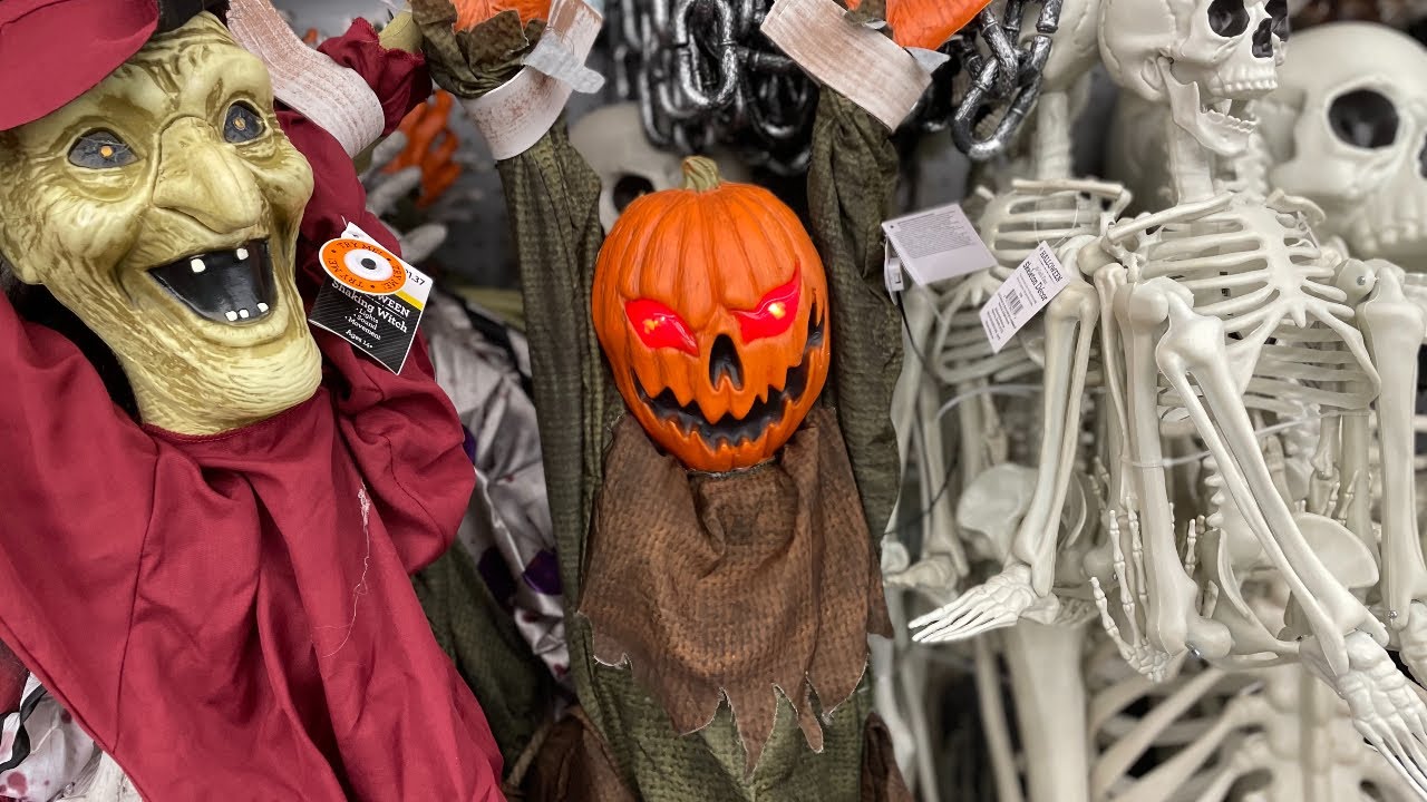 Shaking Chained Pumpkin Scarecrow 2022 Animatronic In-Store Demo at ...