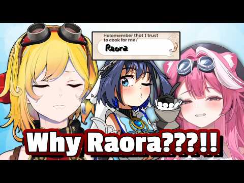 Kaela got a bit JEALOUS when Kronii chose Raora to cook for her!!!