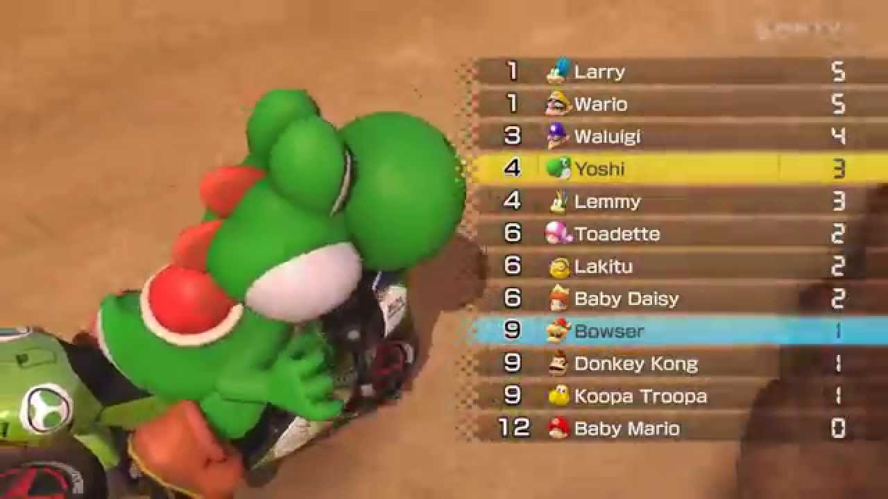Let's Play: Mario Kart 8 - (N64) Yoshi Valley (Quick Replay) - YouTube