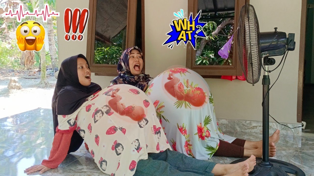 drama 😭mama melahirkan ditolong ibu hamil gendut - YouTube