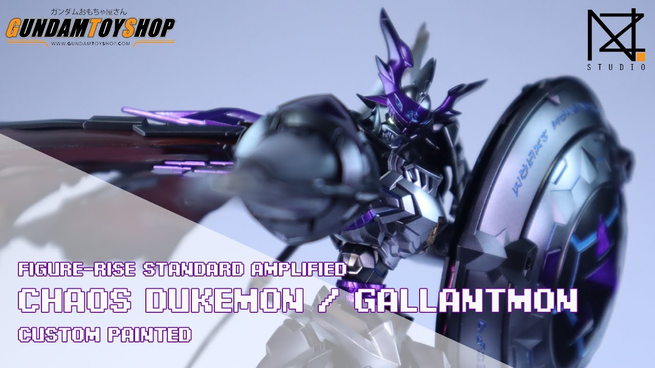 Chaos DUKEMON / GALLANTMON Amplified Figure Rise Standard [Custom Paint ...