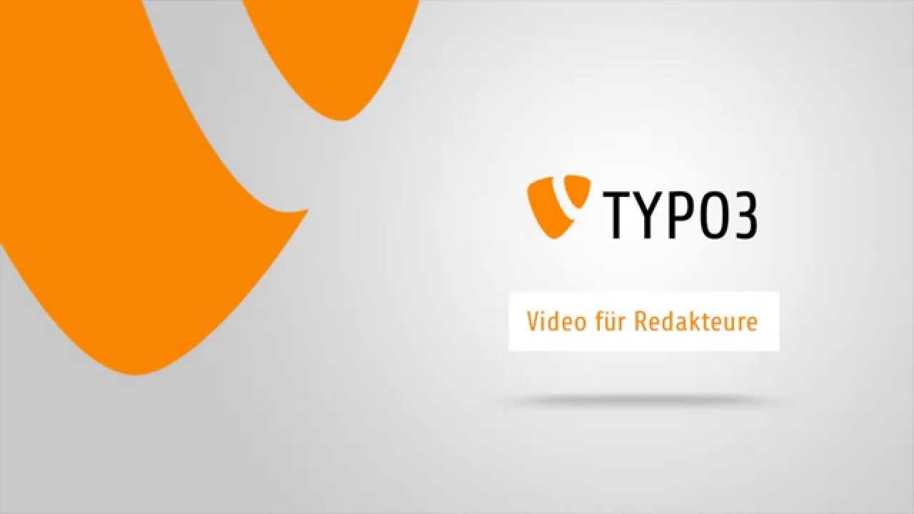 TYPO3 6.2: Symbole und Klicks - YouTube