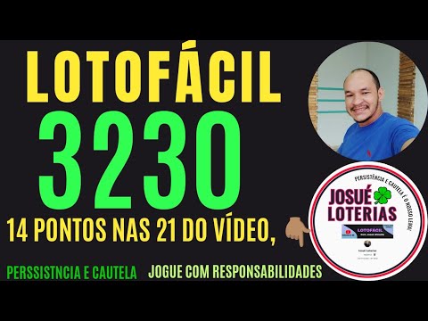 LOTOFACIL FINAL ZERO 3230. 14 PONTOS NAS 21; VEJA AS DICAS E TAMBÉM OS ...