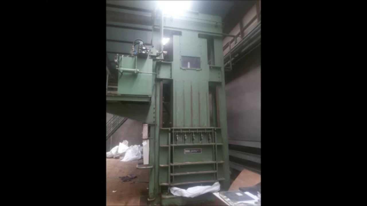 wool baller-press baller (used) for sale - YouTube