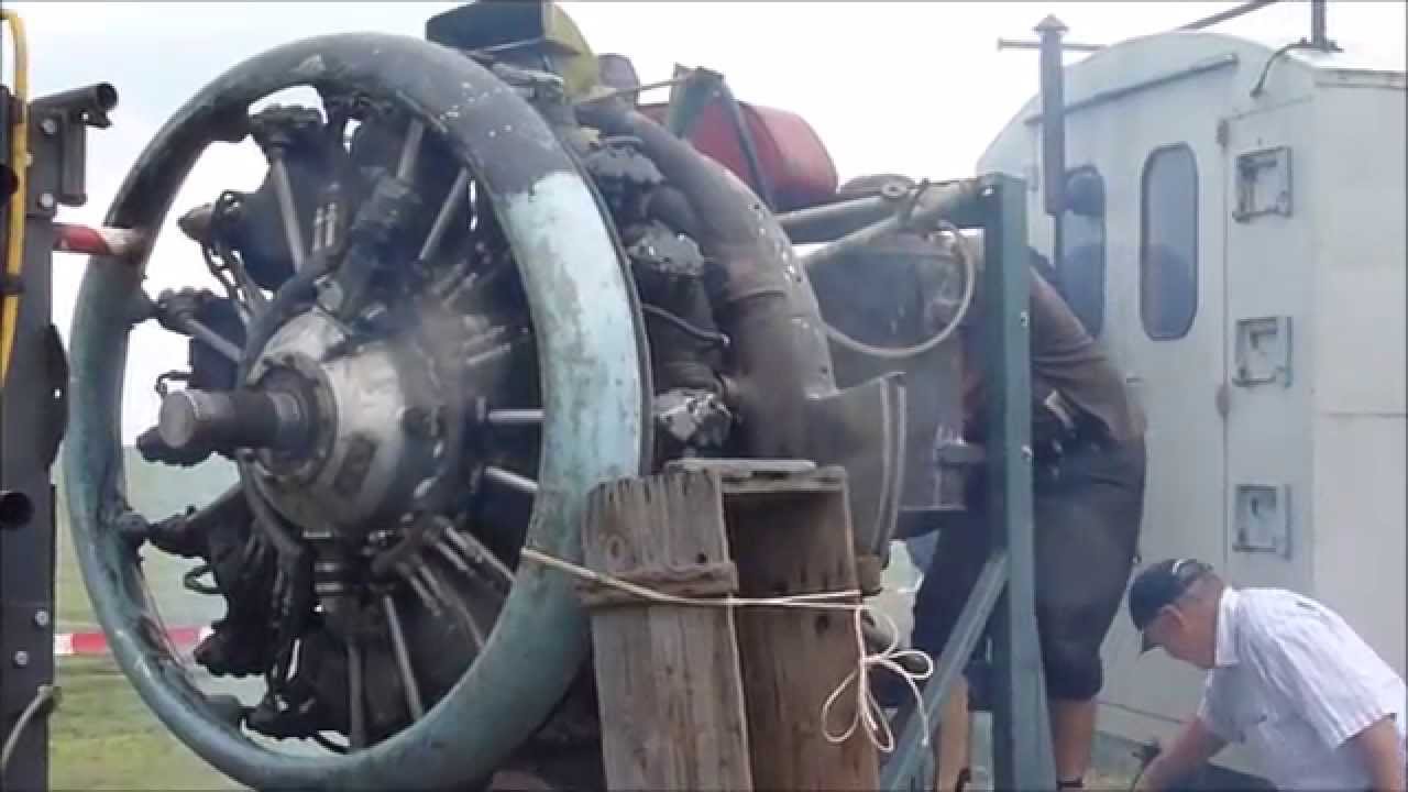 Sternmotor Radial engine Ash 62 IR Flugzeugmotor - YouTube