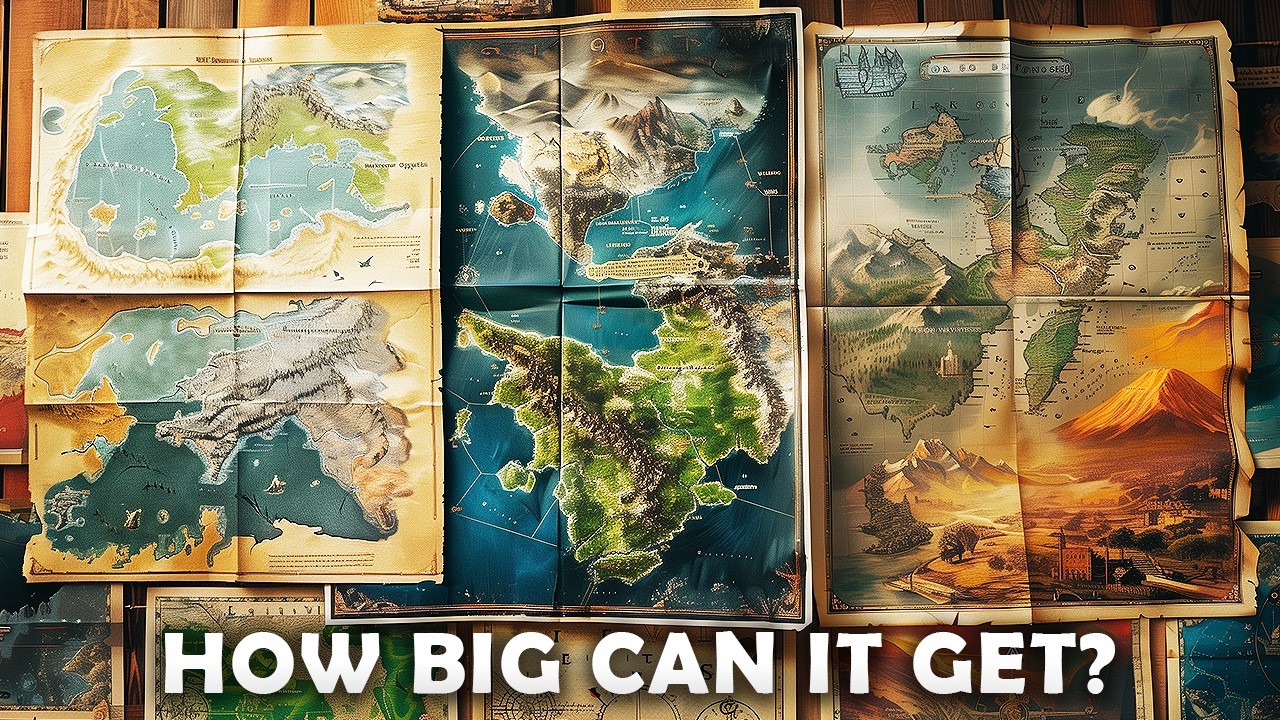 How Big Can It Get? Video Game Maps Size Comparison! - YouTube
