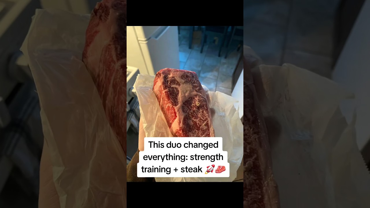 Gym + Steak = Next-Level Gains. Strength, Energy, Testosterone UP #usa ...