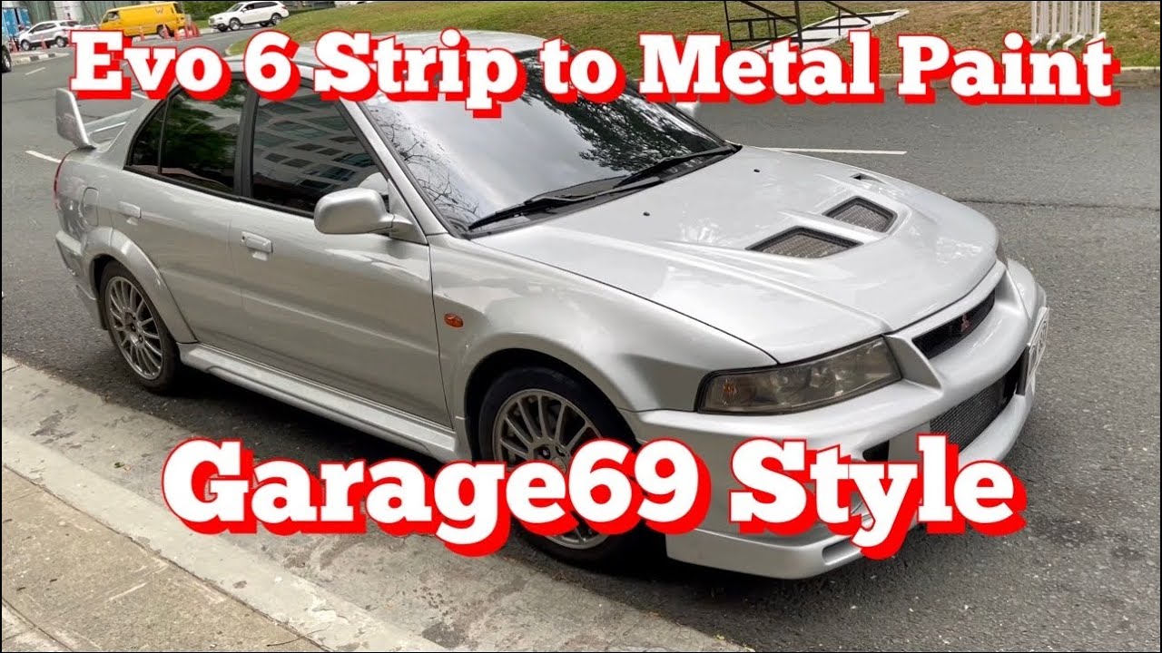 Lancer CK Evo 6 Build Strip to Metal Paint - YouTube